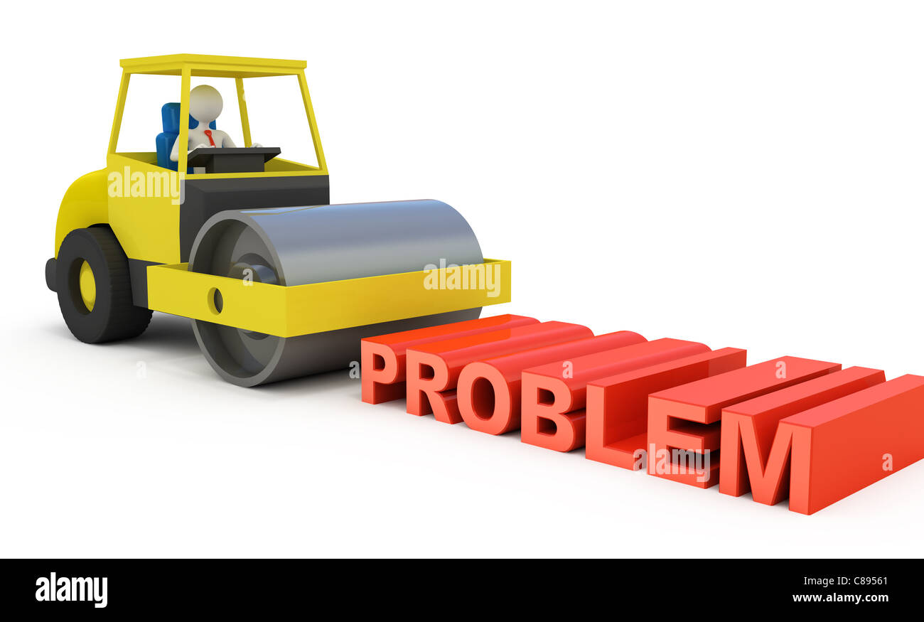 3d man solving problem Cut Out Stock Images & Pictures - Alamy