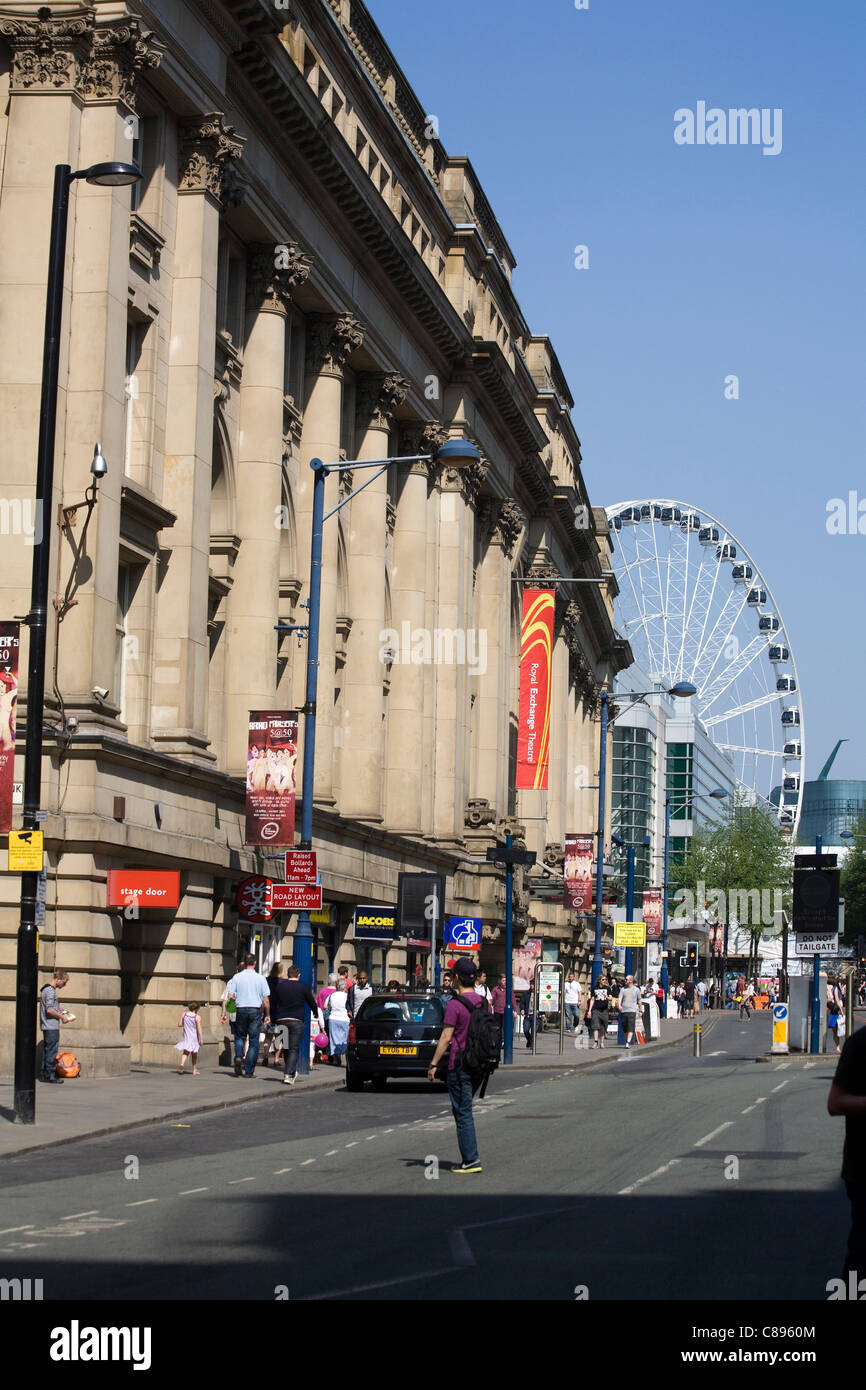 Royal Exchange Theatre Cross Street Manchester England Stock Photo - Alamy