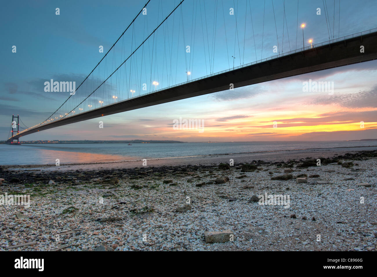 Humber Bay Arch Bridge Sunset