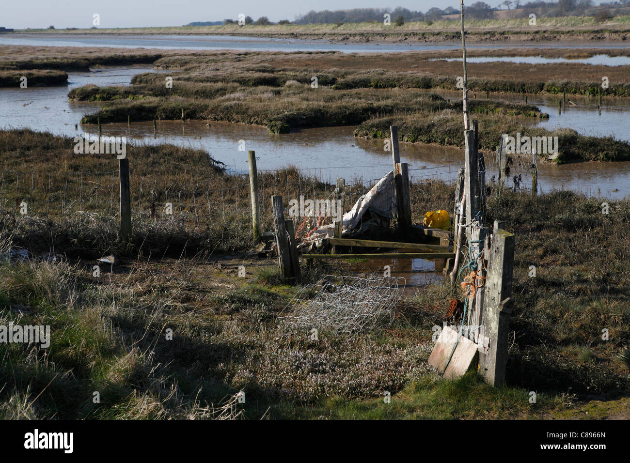The River Butley, a tributary of the River Ore, Suffolk Coast Heaths ...
