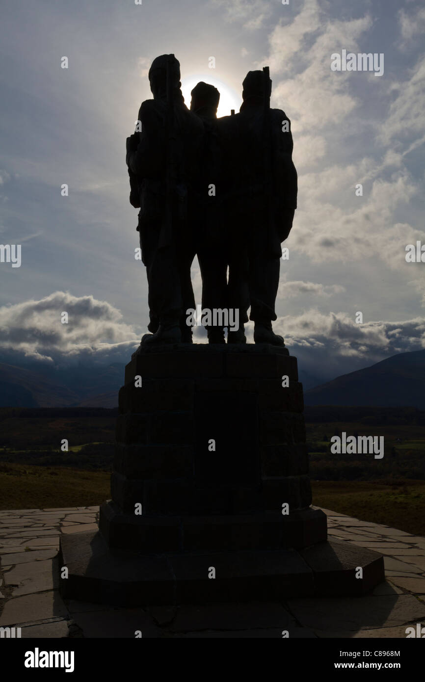 The Commando Monument, Spean Bridge Stock Photo - Alamy