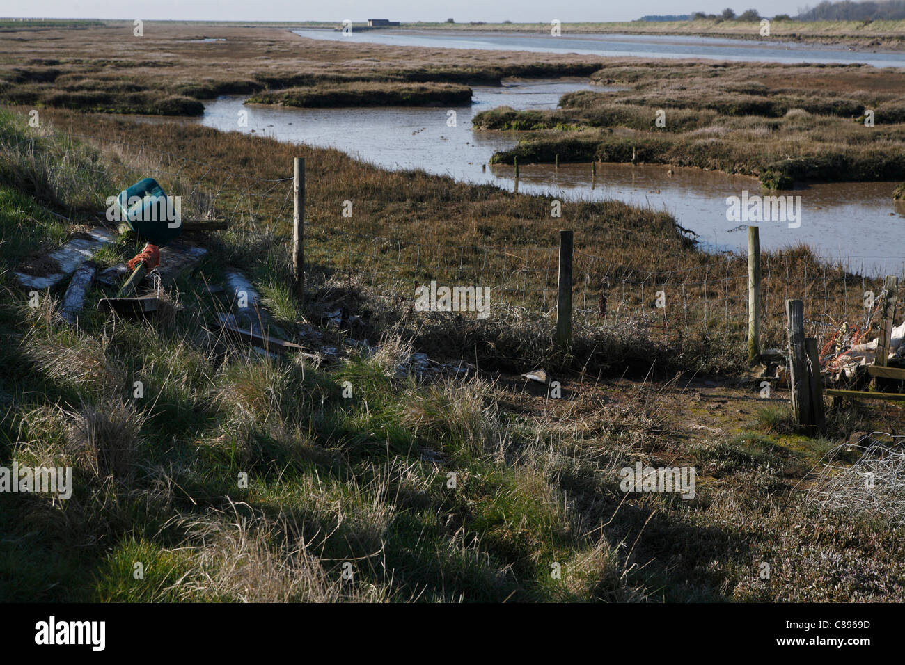 The River Butley, a tributary of the River Ore, Suffolk Coast Heaths ...