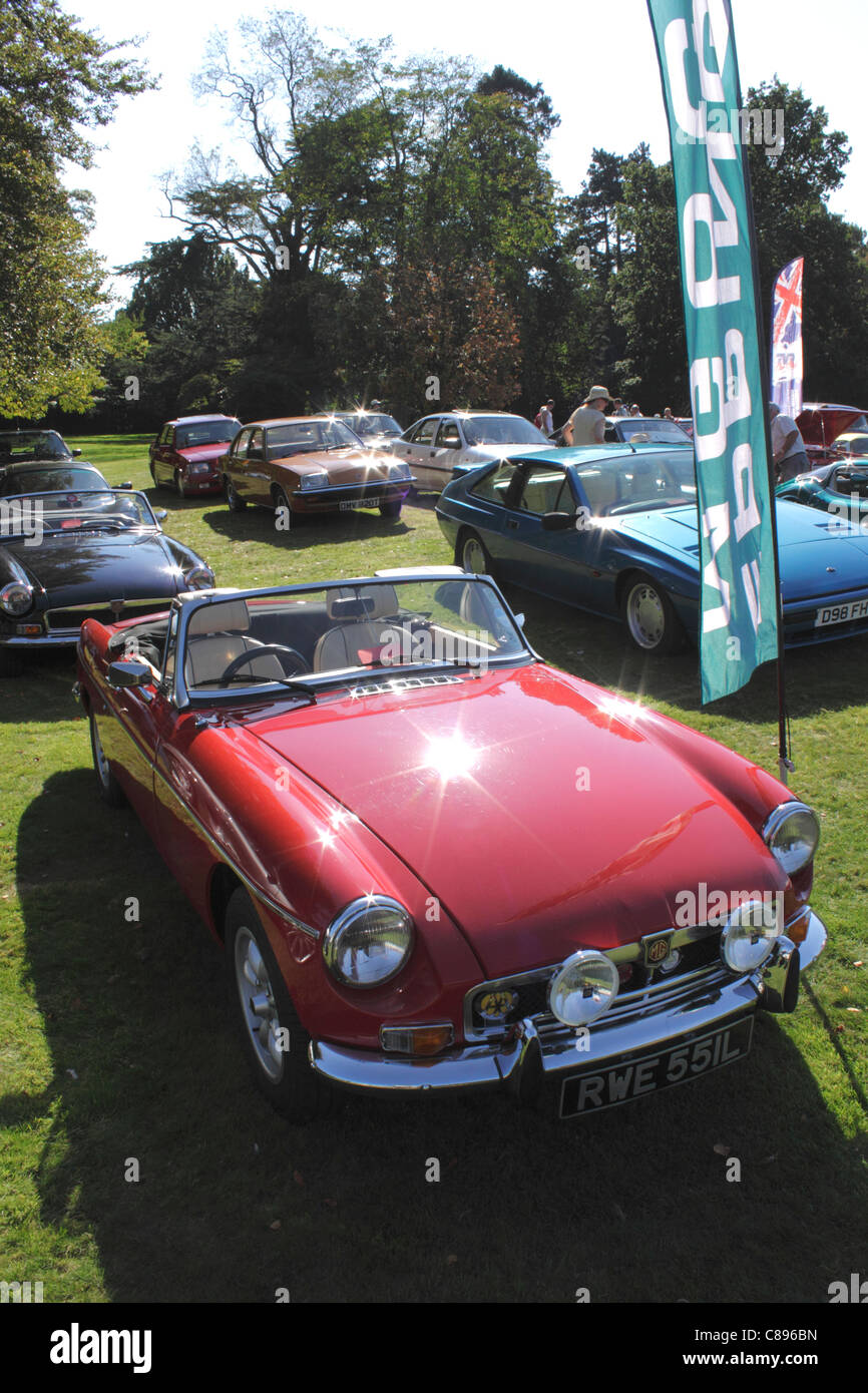 MGB Roadster at the ATCCC Putteridge Bury Classic Car Show 2011 Stock ...