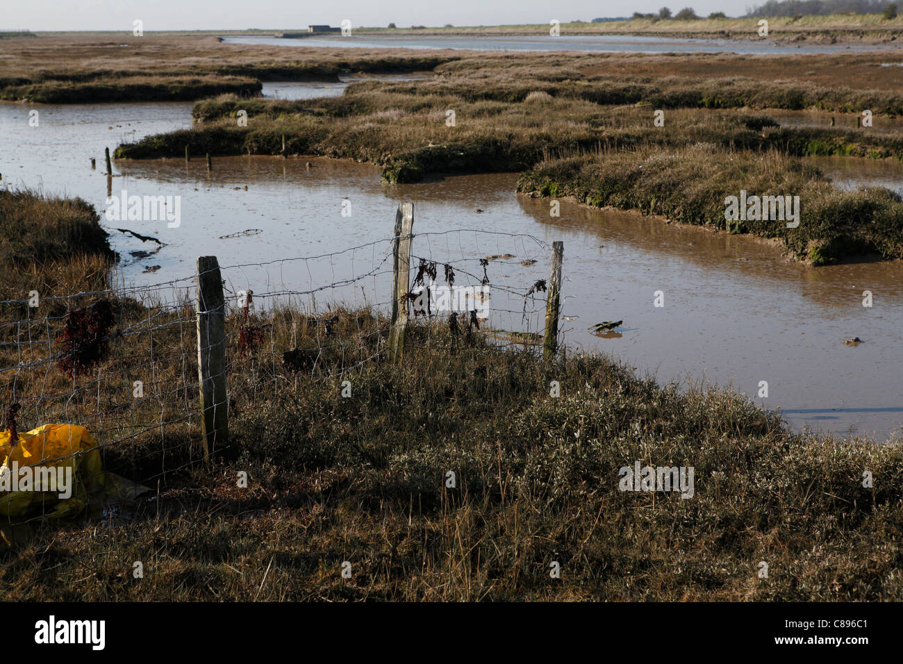 The River Butley, a tributary of the River Ore, Suffolk Coast Heaths ...
