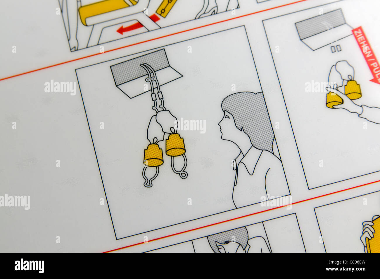 Airplane Oxygen Mask Instructions