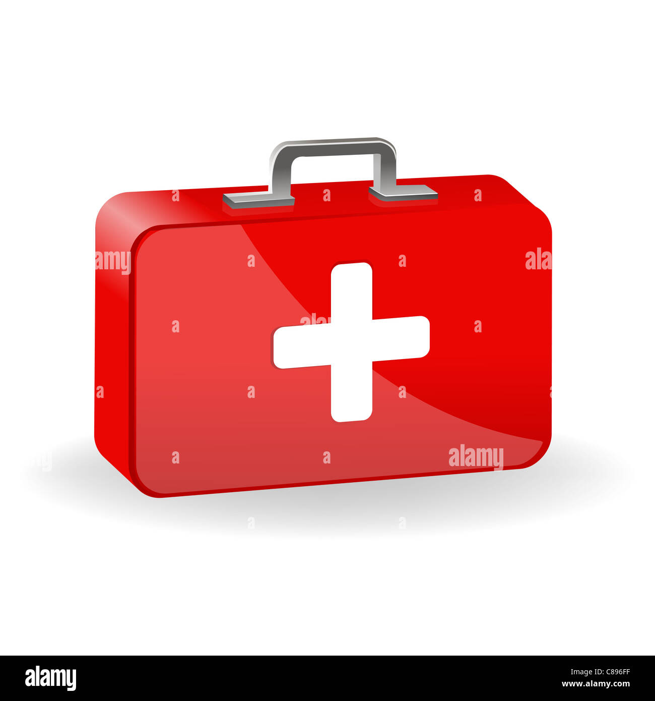 illustration of red cross with white background Stock Photo - Alamy