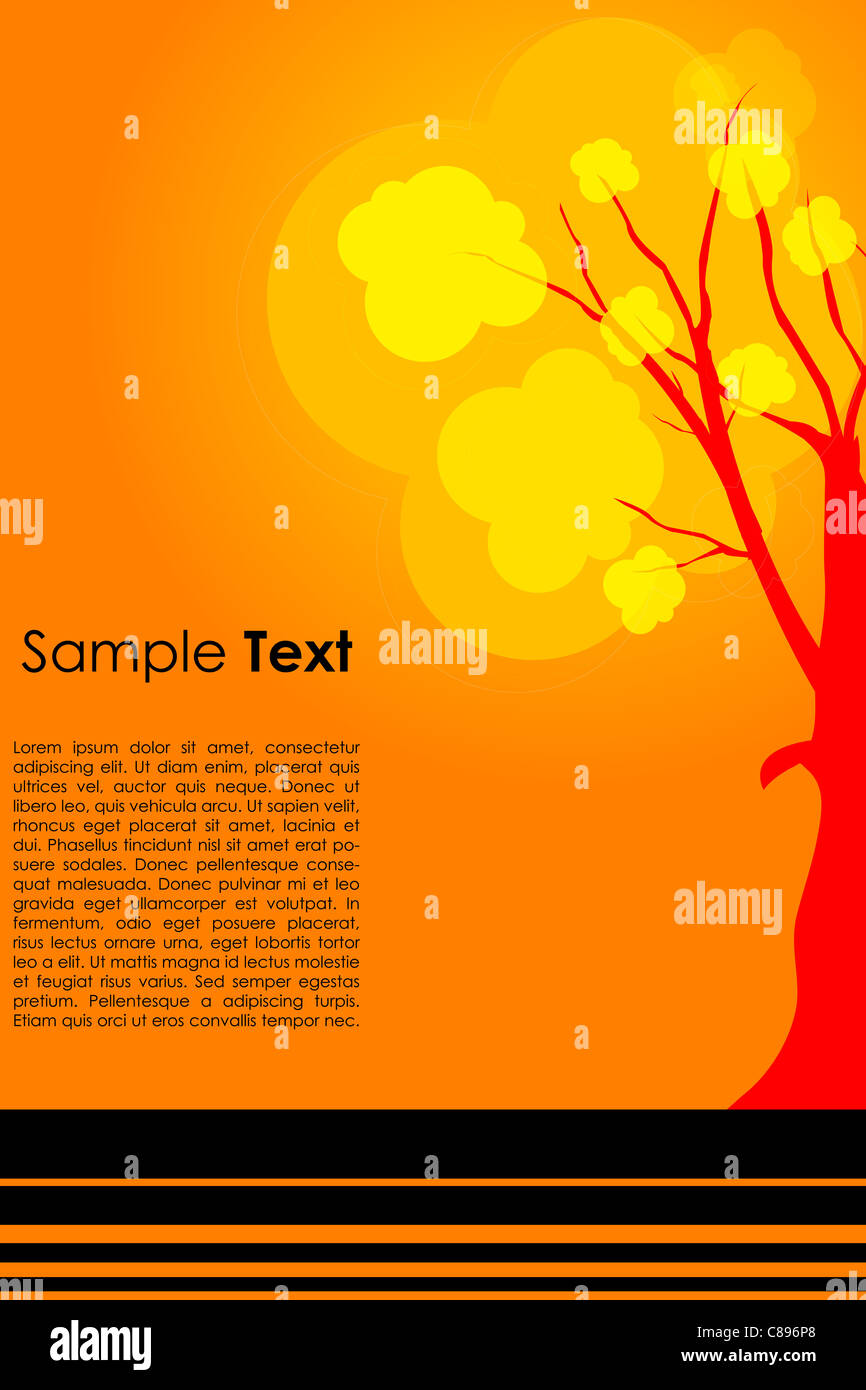 illustration showing heat in summer Stock Photo - Alamy