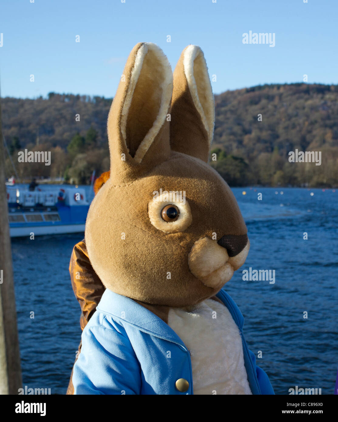 Peter Rabbit Beatrix Potter on a day out with Lake Windermere in the ...