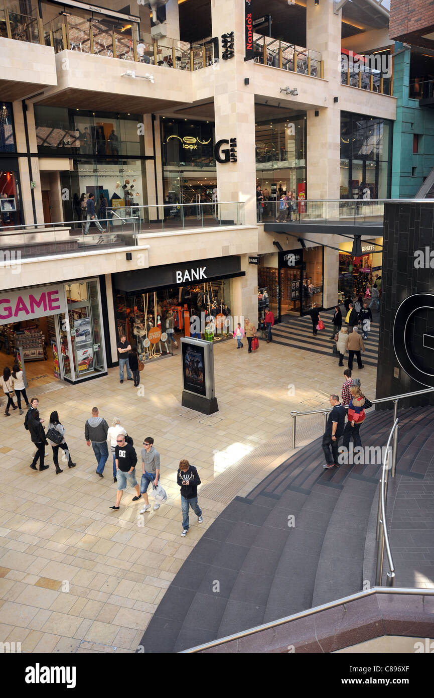 Shoppers stroll through the mall Stock Photo - Alamy