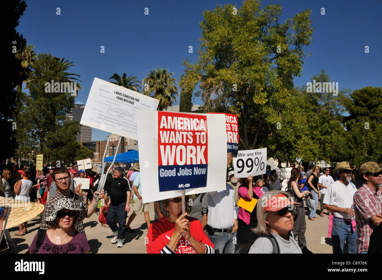 Protests organizers hi-res stock photography and images - Alamy
