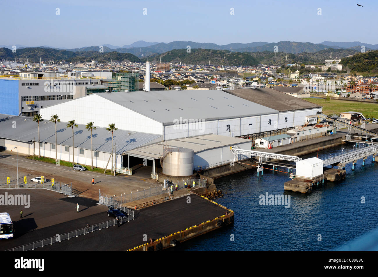 Industrial area of Hyuga in Miyazaki, Japan Stock Photo - Alamy