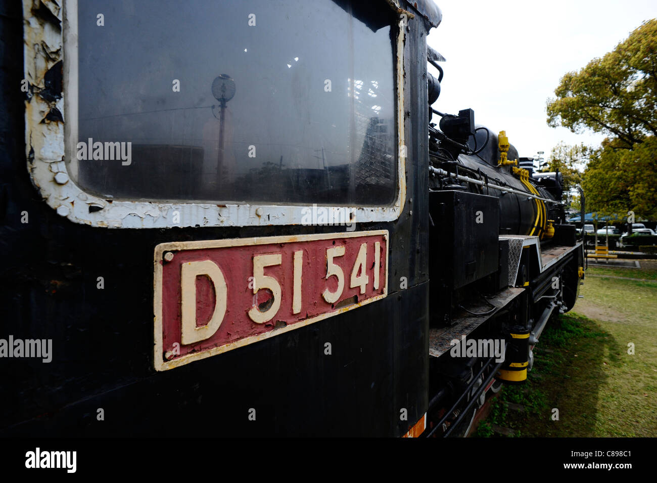 D51541 old steam train at Hyuga, Miyazaki, Japan Stock Photo - Alamy