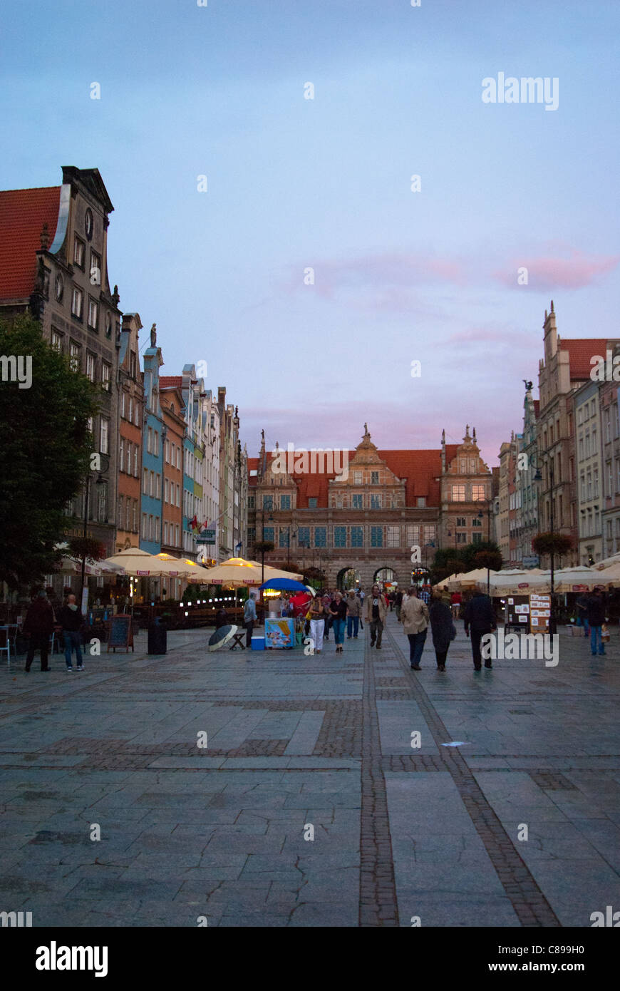 Dluga Street, Dlugi Targ, Gdansk Stock Photo - Alamy