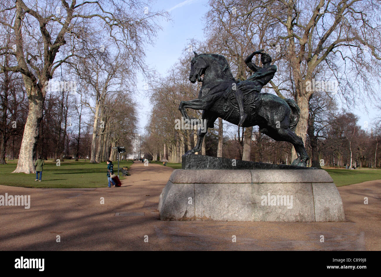Physical Energy statue Kensington Gardens London Stock Photo - Alamy
