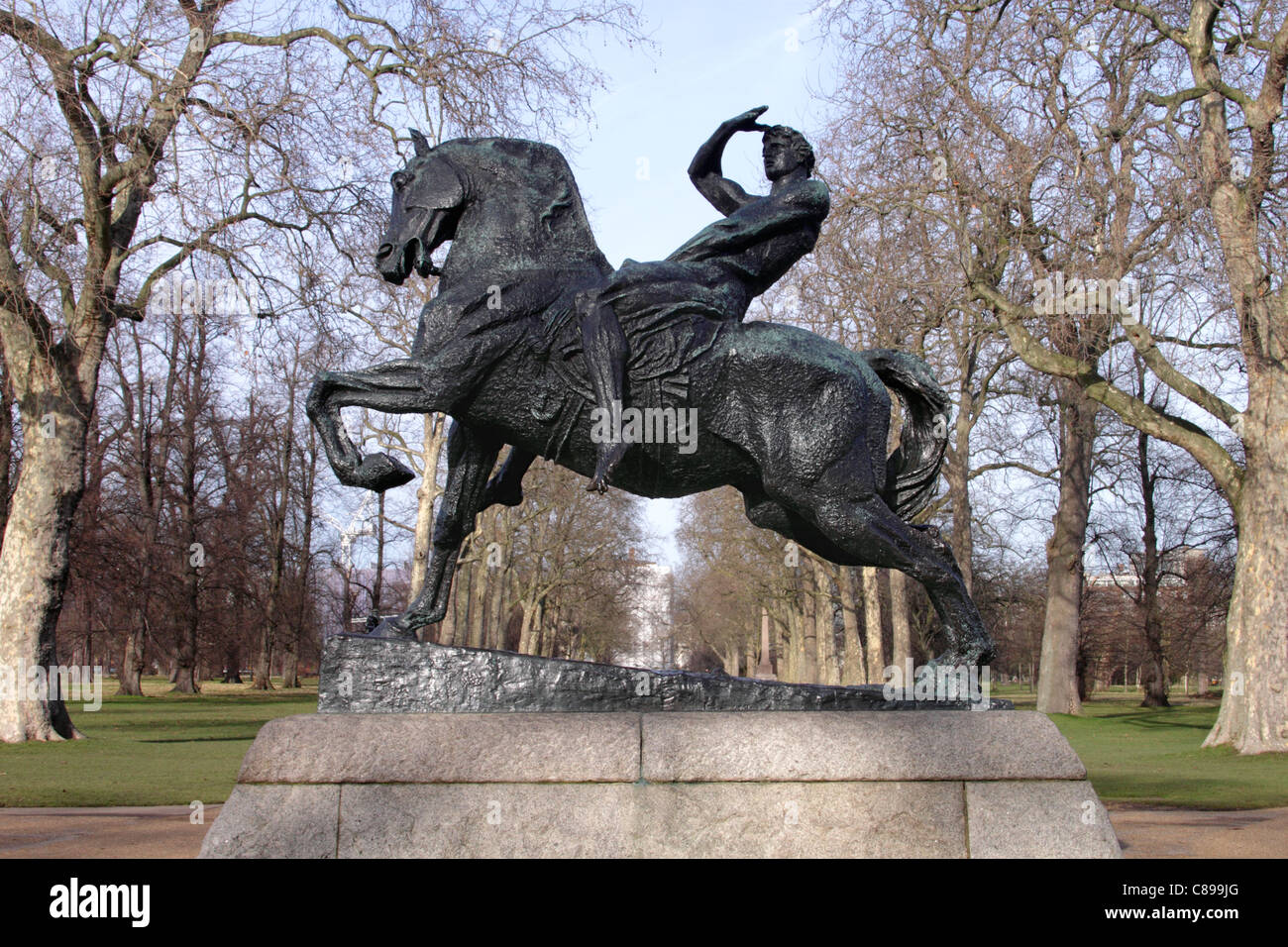 Physical Energy statue Kensington Gardens London Stock Photo - Alamy
