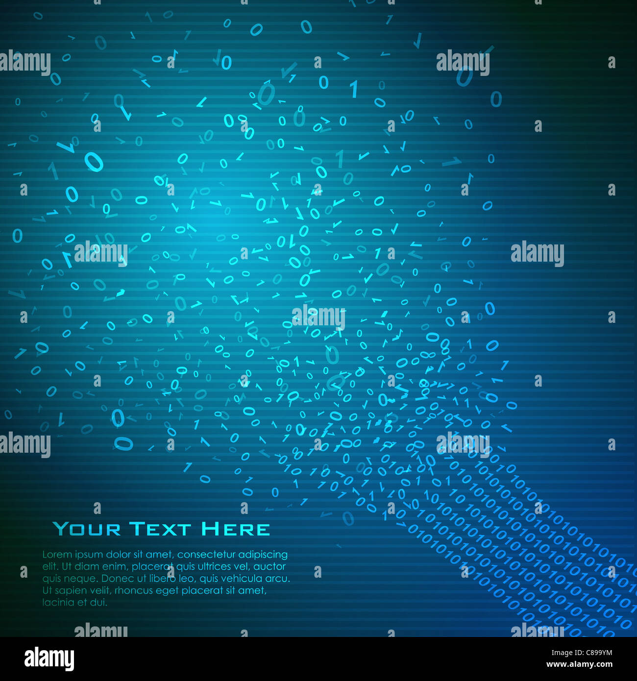 illustration of vector background with numbers Stock Photo - Alamy