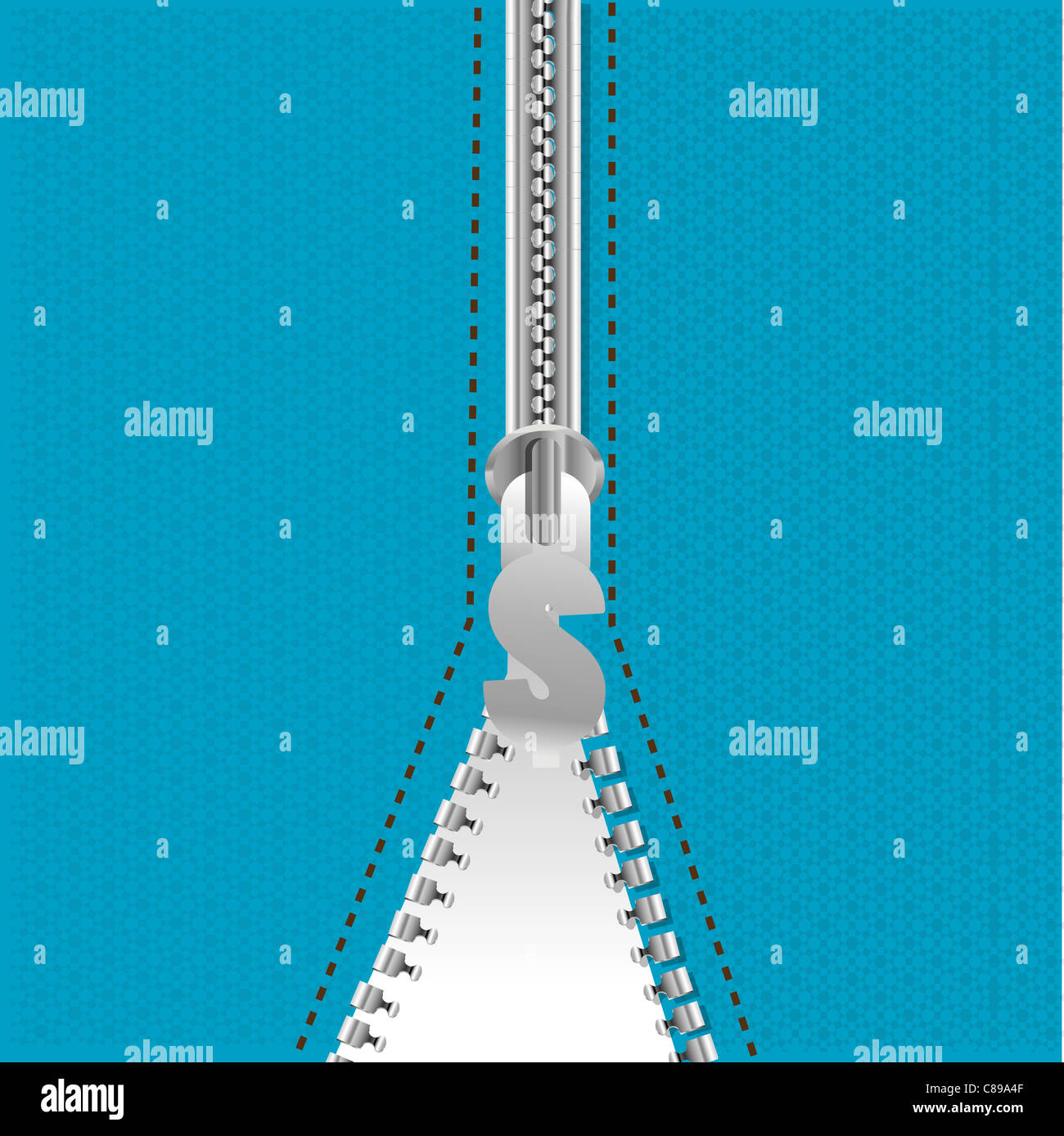 Zipper half closed hi-res stock photography and images - Alamy