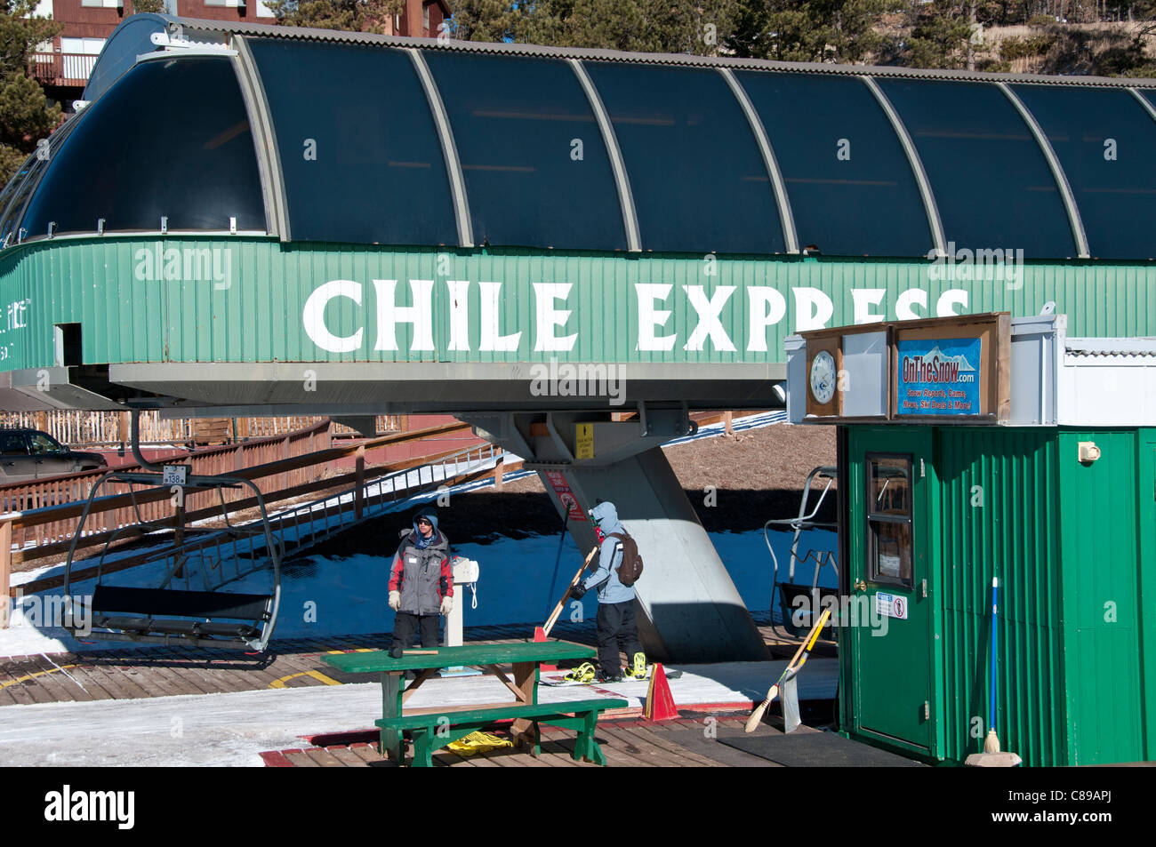 Angel fire resort skiing hi-res stock photography and images - Alamy