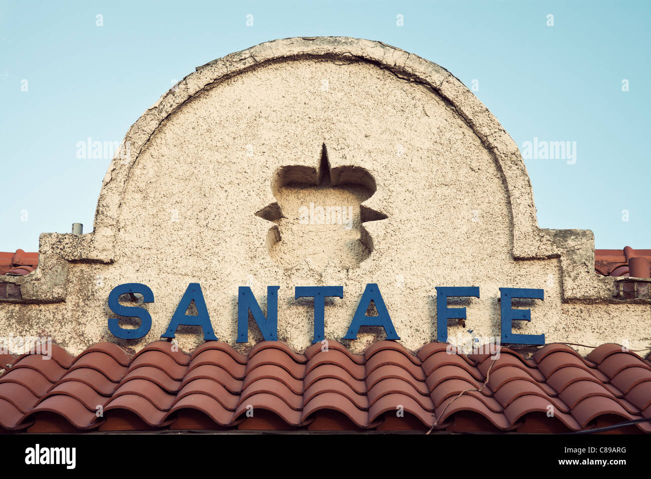 Santa Fe sign Stock Photo - Alamy