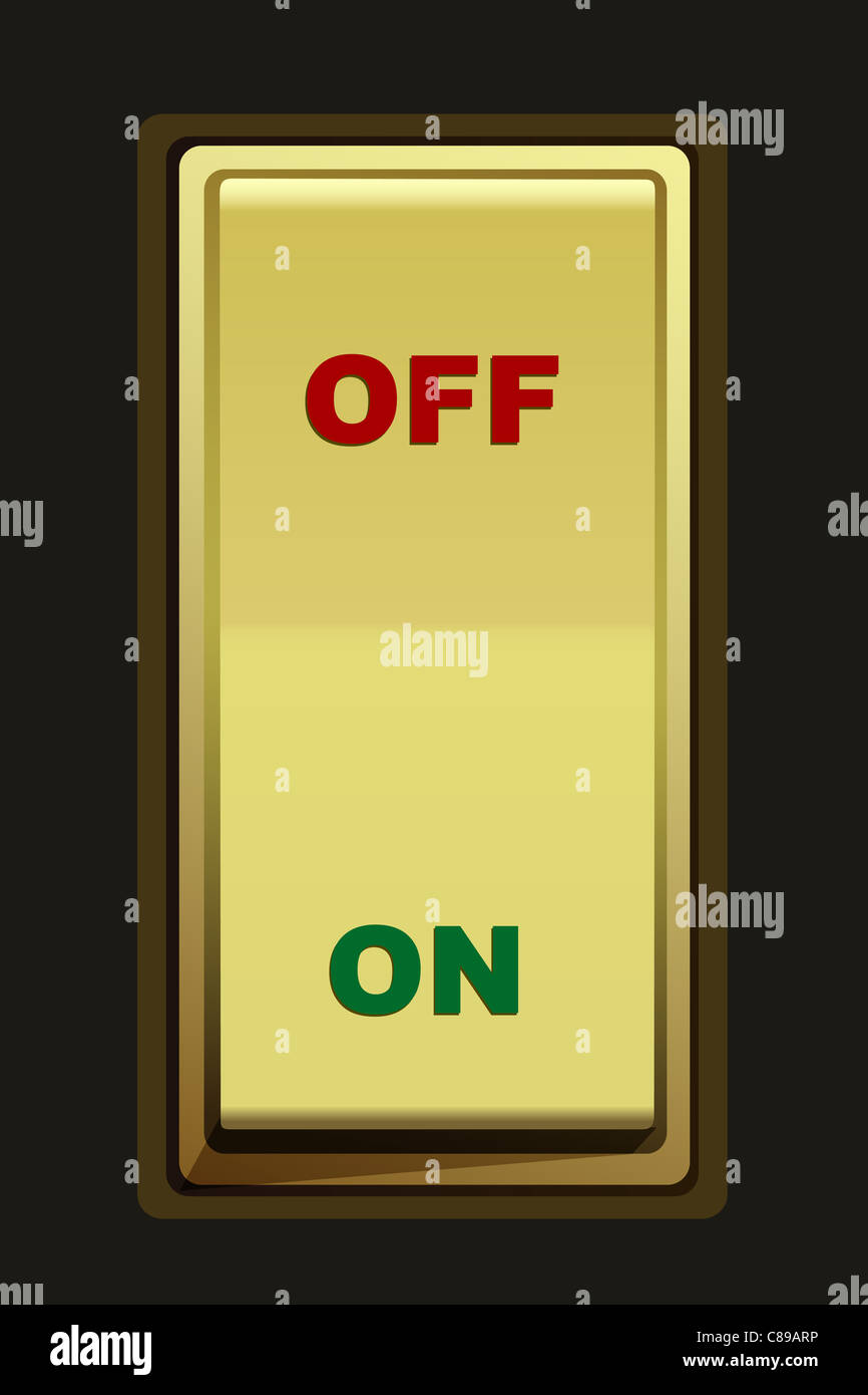 illustration of electric switch Stock Photo - Alamy