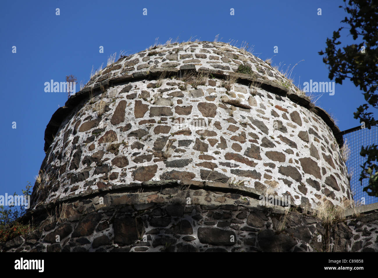 City of Stirling, Scotland. The Town Wall bastion Watchtower Stock ...