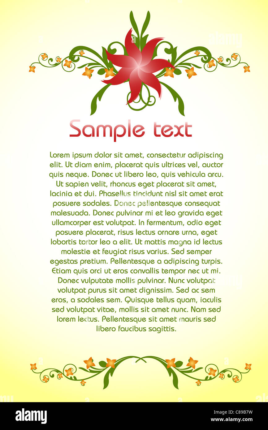 illustration of classical colorful background Stock Photo - Alamy