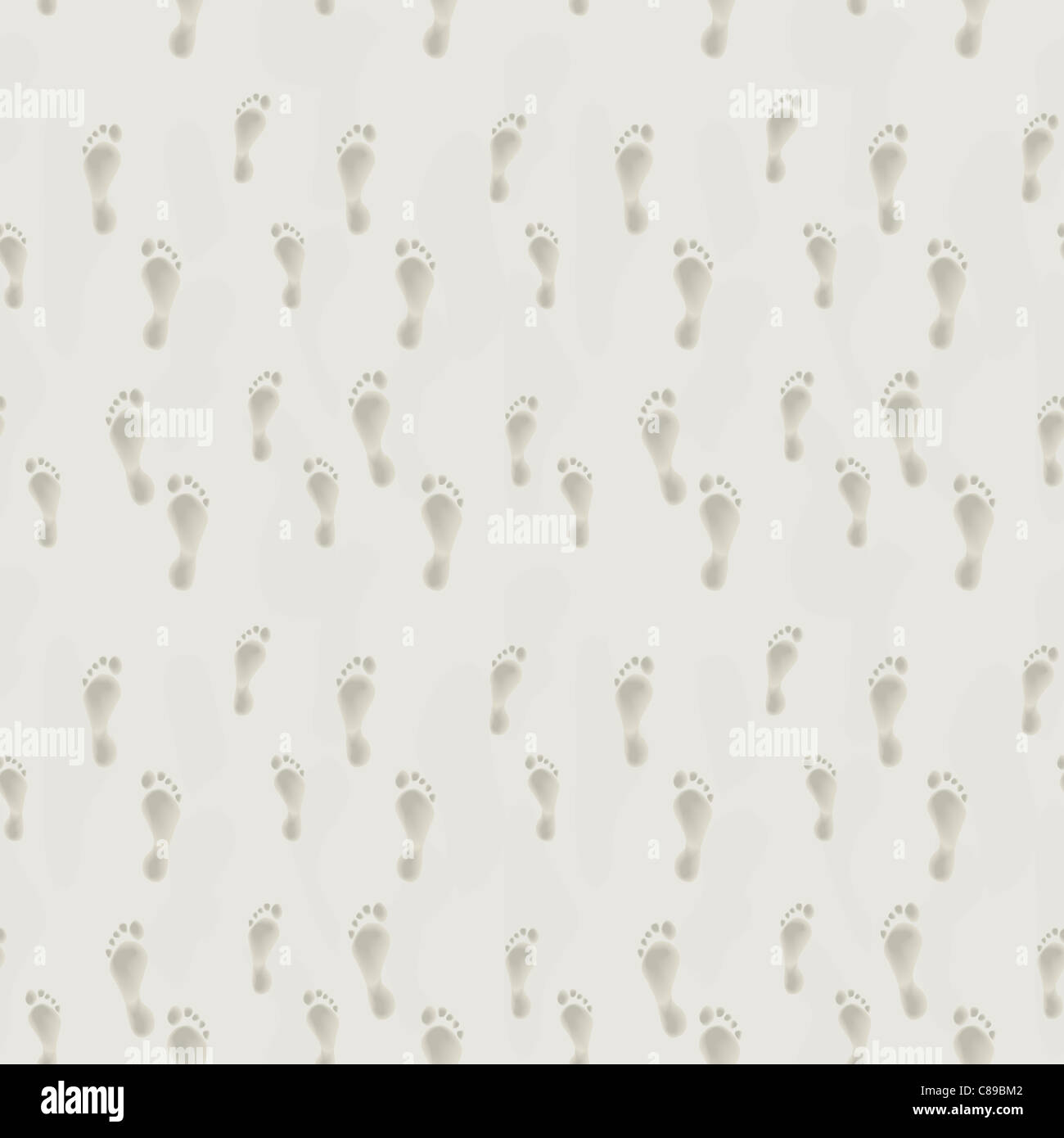 Seamless sand foot print pattern Stock Photo - Alamy