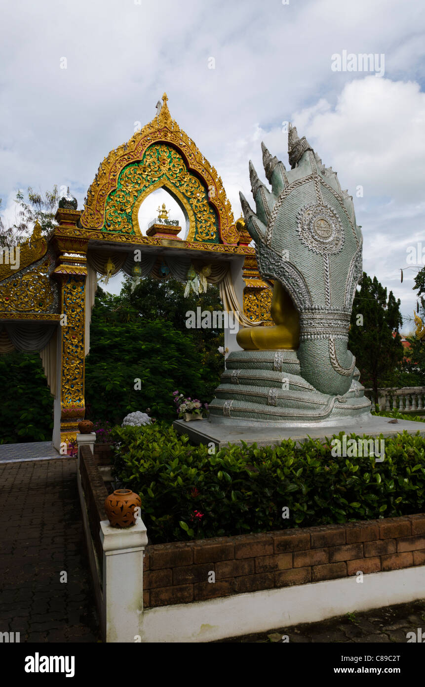 Naga statue in wat mai hi-res stock photography and images - Alamy