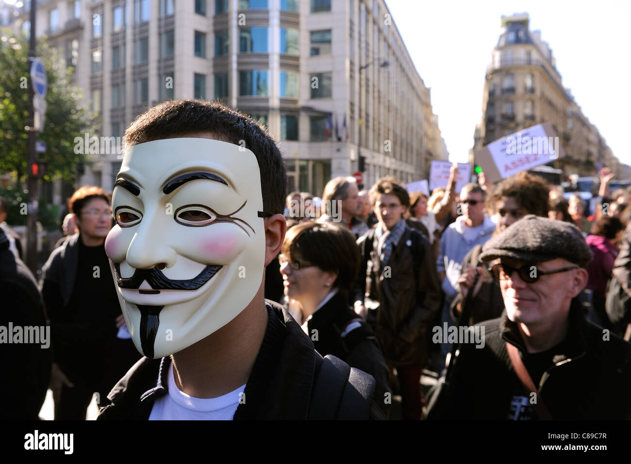 The "Indignants Movement" -Paris, October 15, 2011 Stock Photo - Alamy