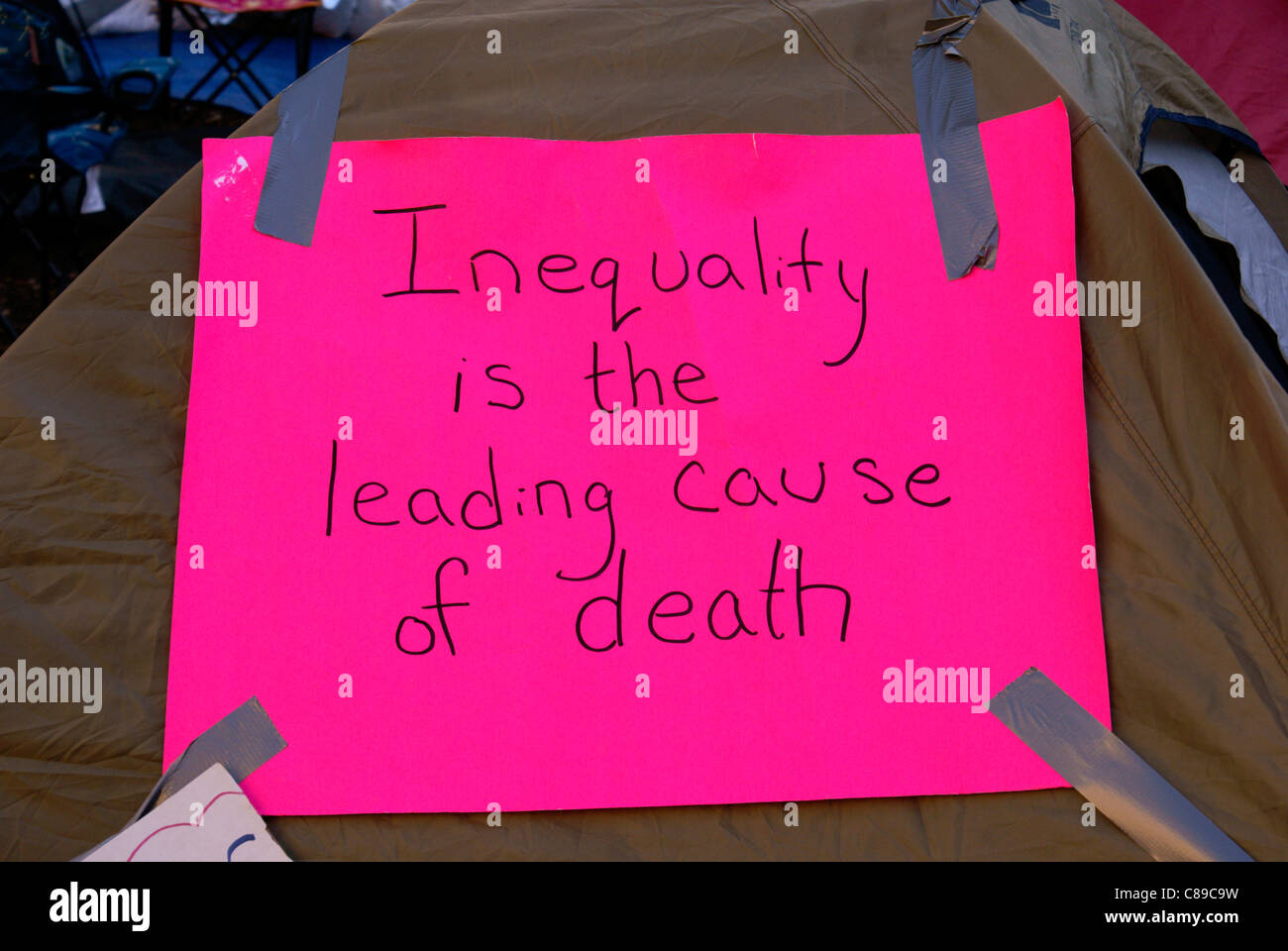 Death to capitalism slogan hi-res stock photography and images - Alamy