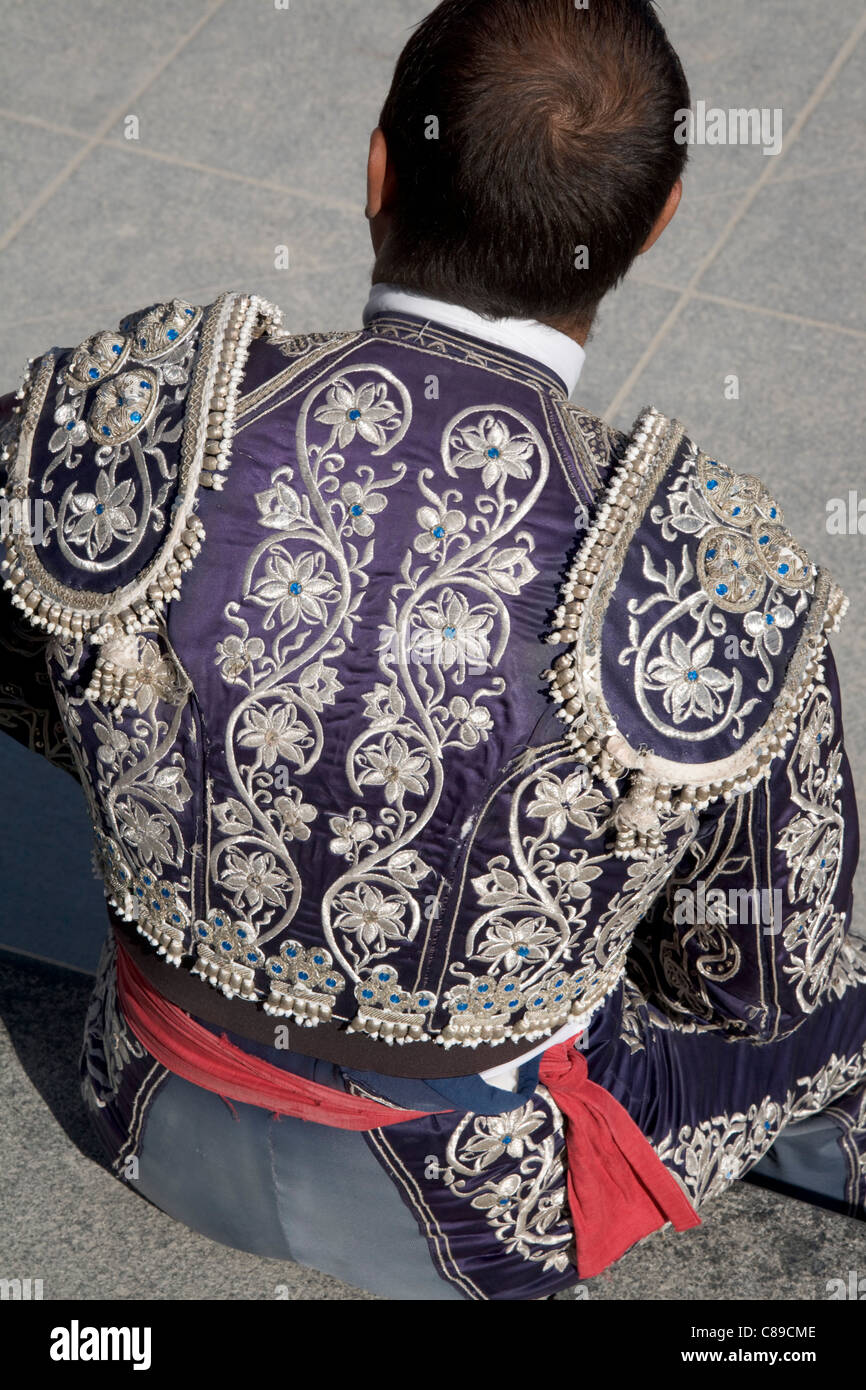 Man wearing a Matador costume ,Madrid Spain Stock Photo - Alamy