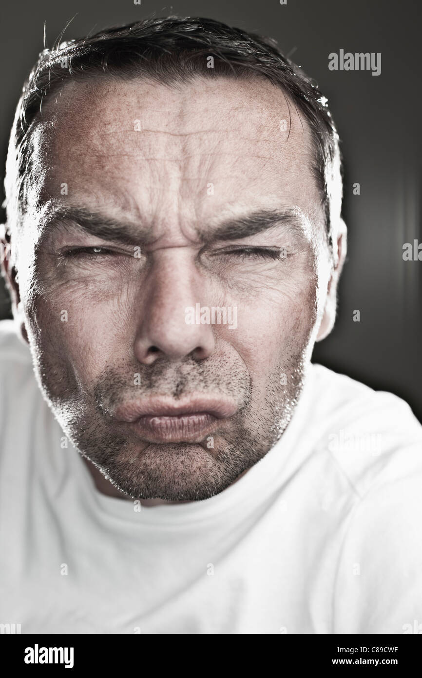 Funny Man Face Wallpaper