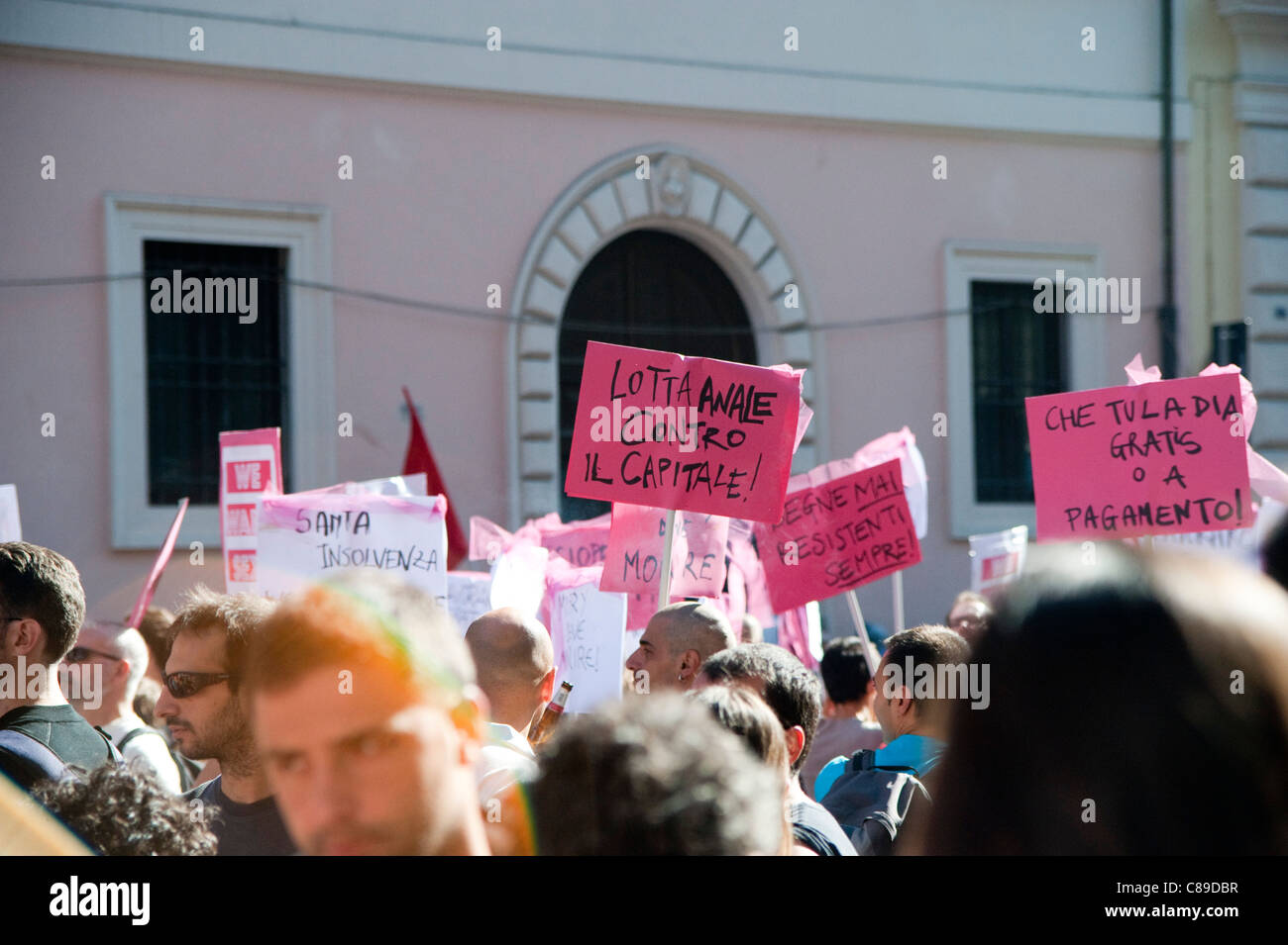 Protesters hold signs and shout slogans during a rally inspired by the ...
