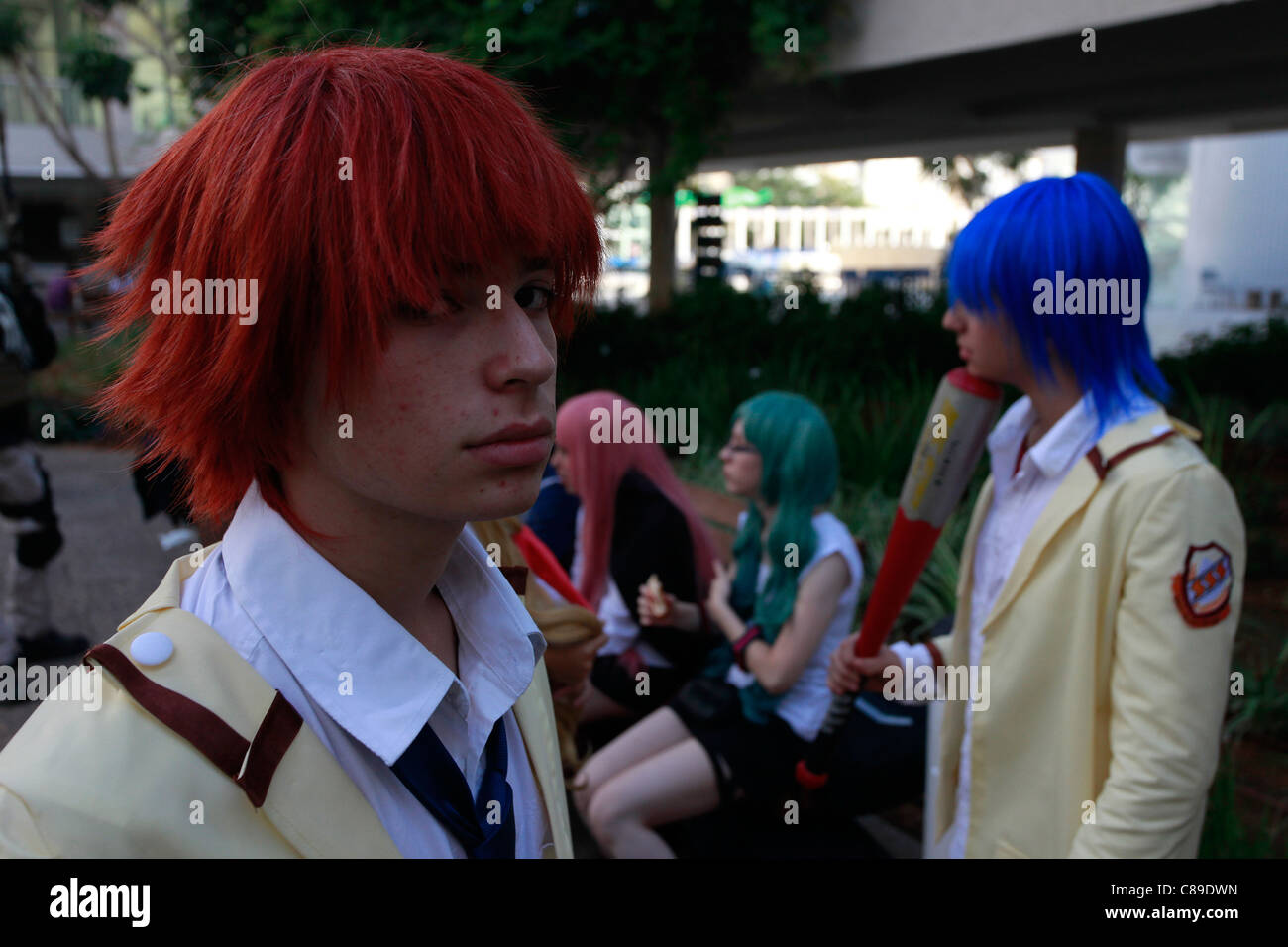 Young Israeli cosplayer in cosplay outfit at a science fiction and ...