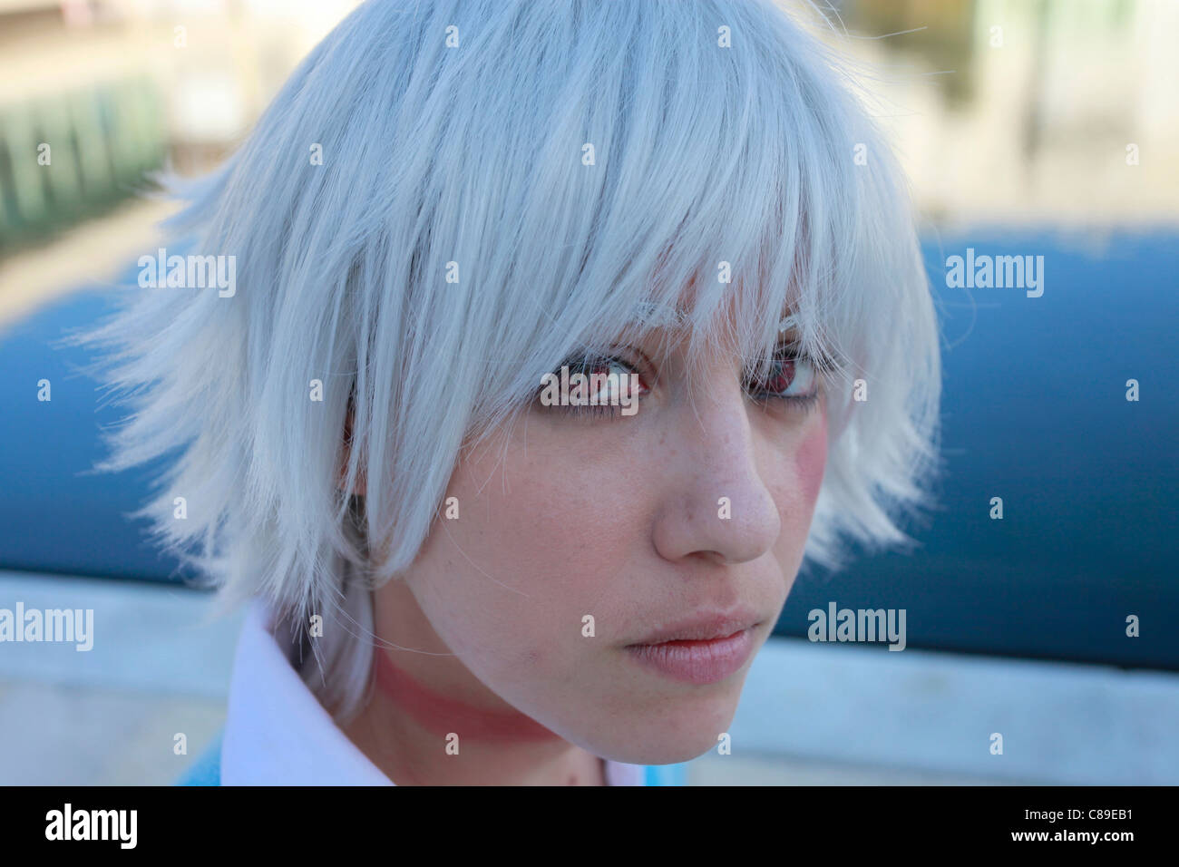 Young Israeli cosplayer in cosplay outfit at a science fiction and ...