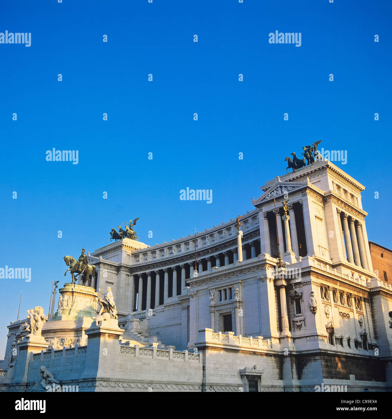 Vittoriano Victor Emmanuel II monument Rome Italy Europe Stock Photo ...