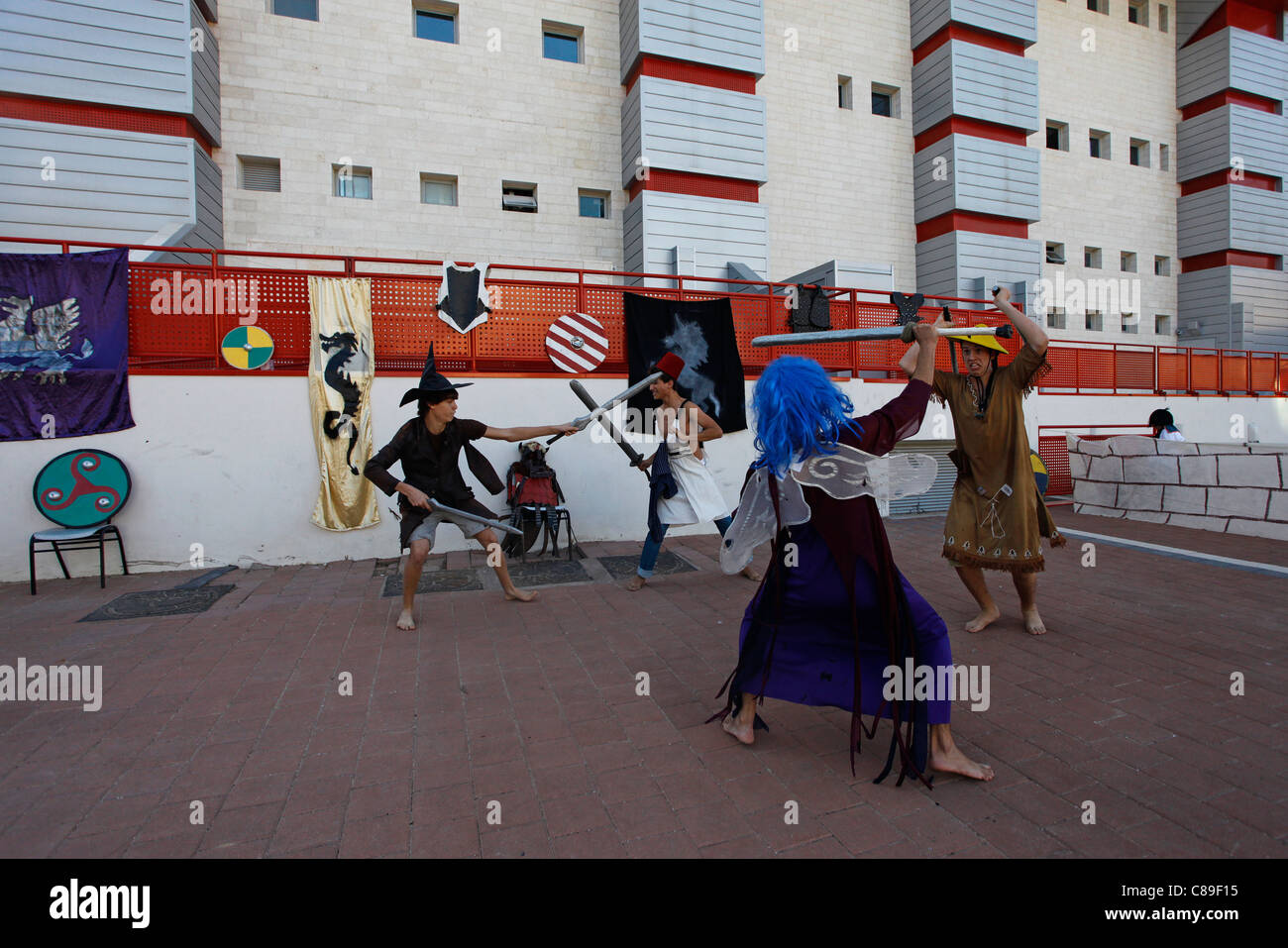 Young Israeli cosplayer in cosplay outfit at a science fiction and ...