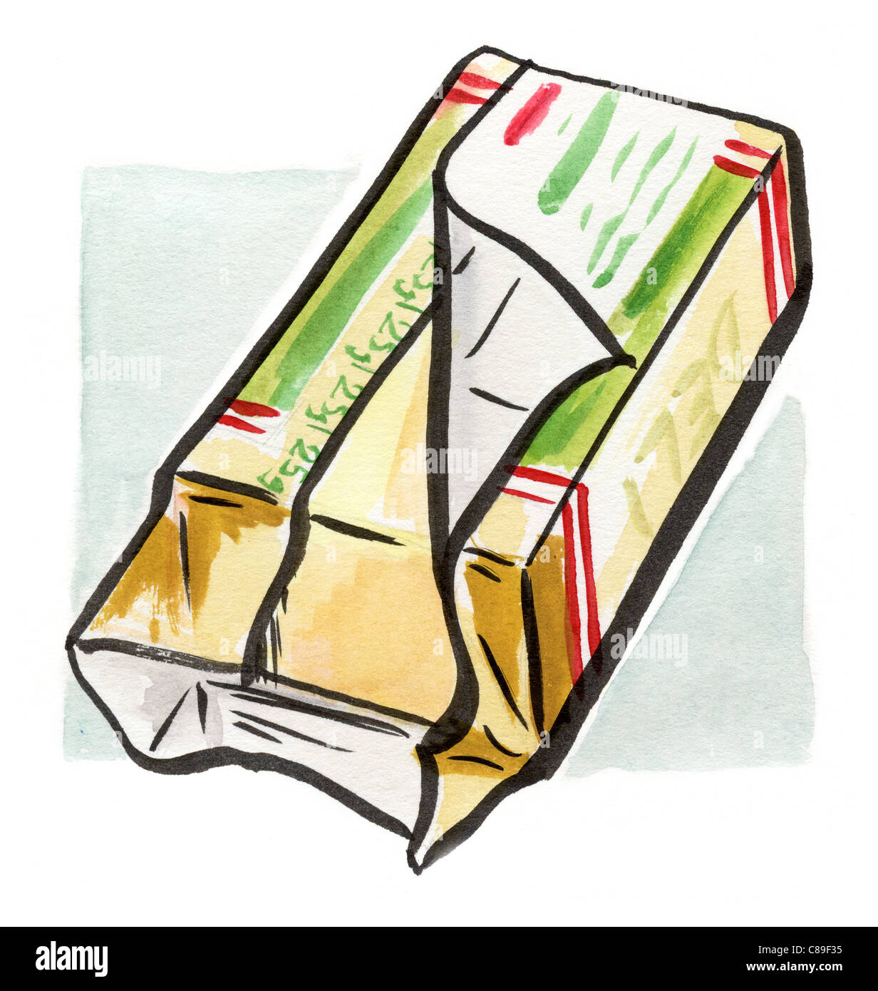 Pack of butter Stock Photo - Alamy