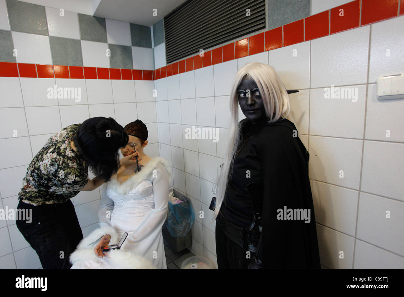 Young Israeli cosplayer in cosplay outfit at a science fiction and ...