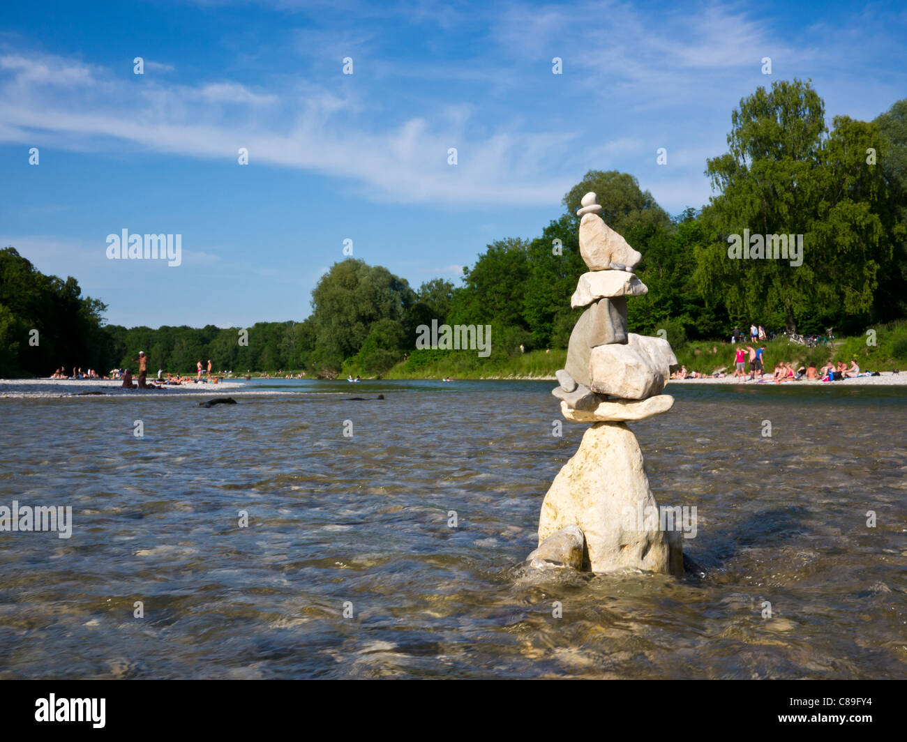 Flaucher at isar river hi-res stock photography and images - Alamy