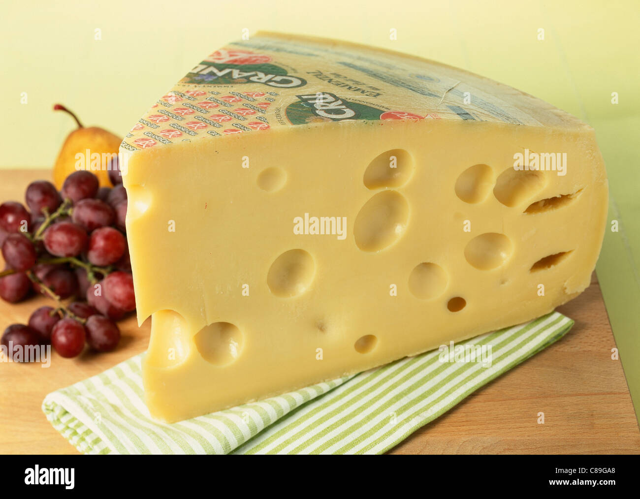 Large portion of Emmental Stock Photo - Alamy