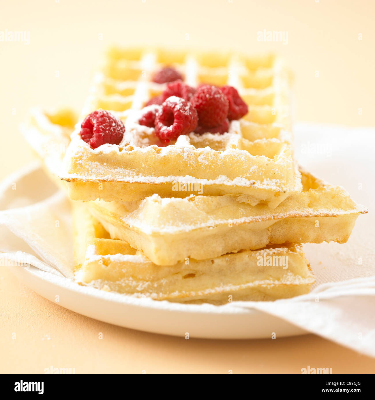 Waffles color hi-res stock photography and images - Alamy