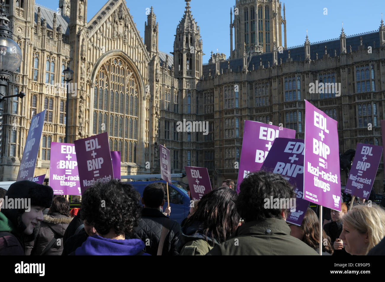 General Views of Protest in London 2010 Stock Photo - Alamy