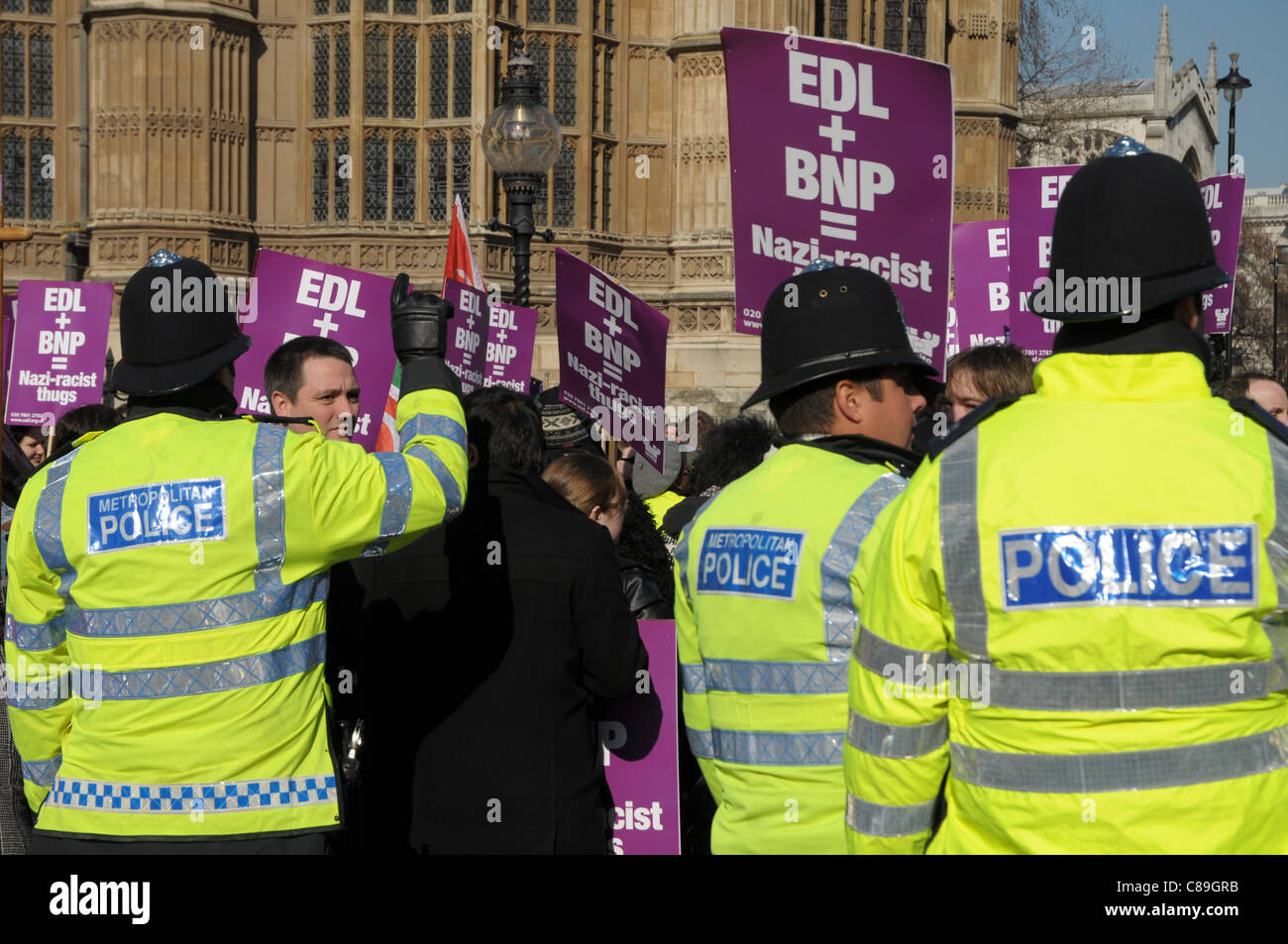 General Views of Protest in London 2010 Stock Photo - Alamy