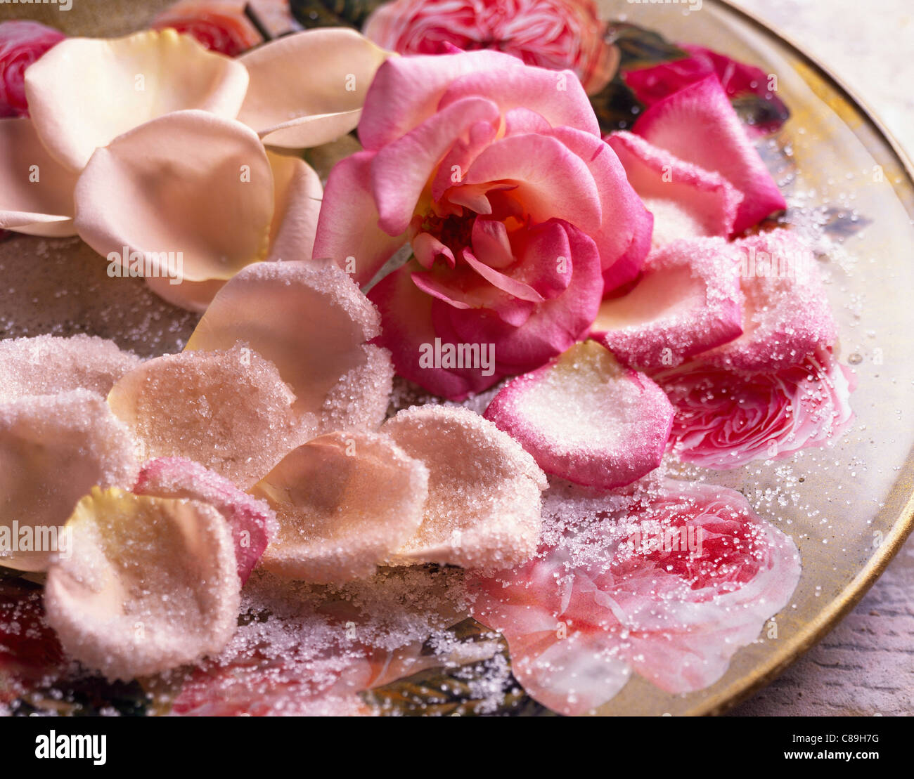 Sugared rose petals hi-res stock photography and images - Alamy