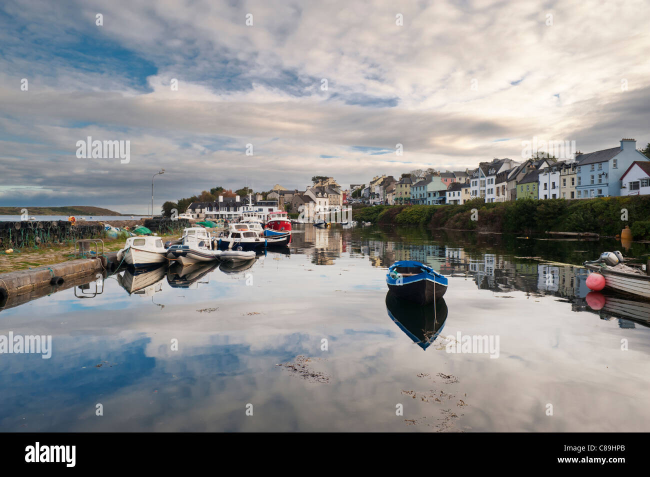 Roundstone Harbour, Connemara, County Galway, Ireland Stock Photo - Alamy