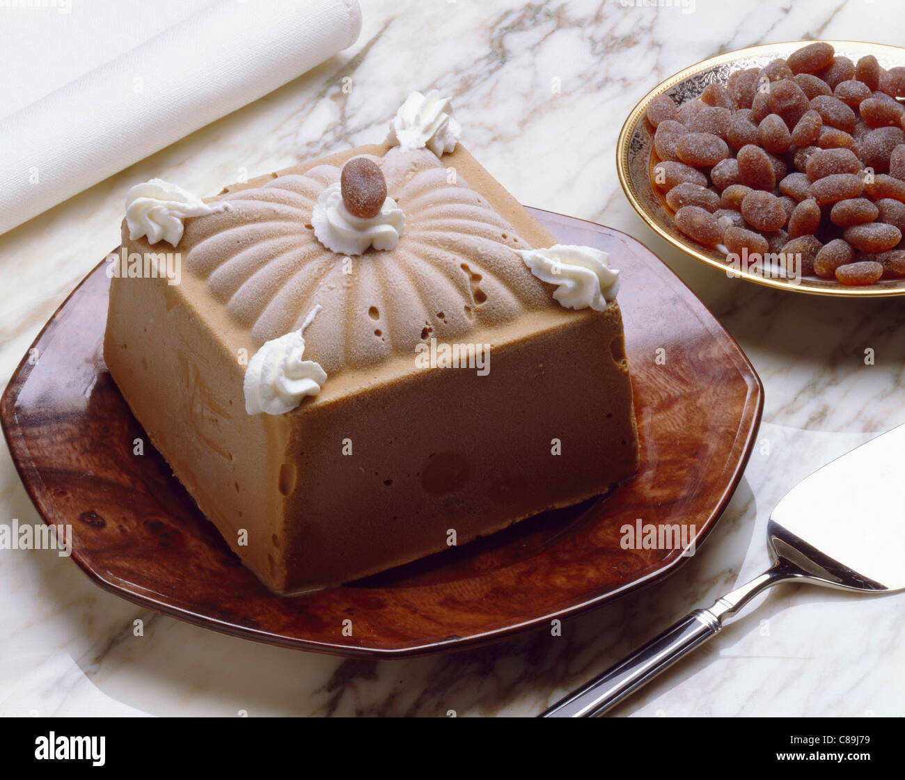 Chestnut ice cream Stock Photo - Alamy
