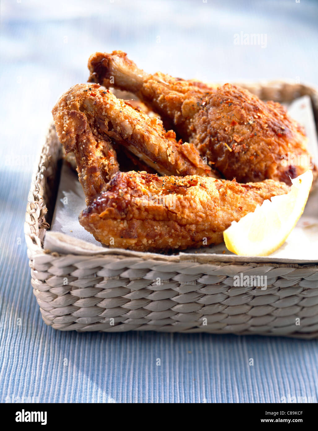 Fried breaded chicken hi-res stock photography and images - Alamy