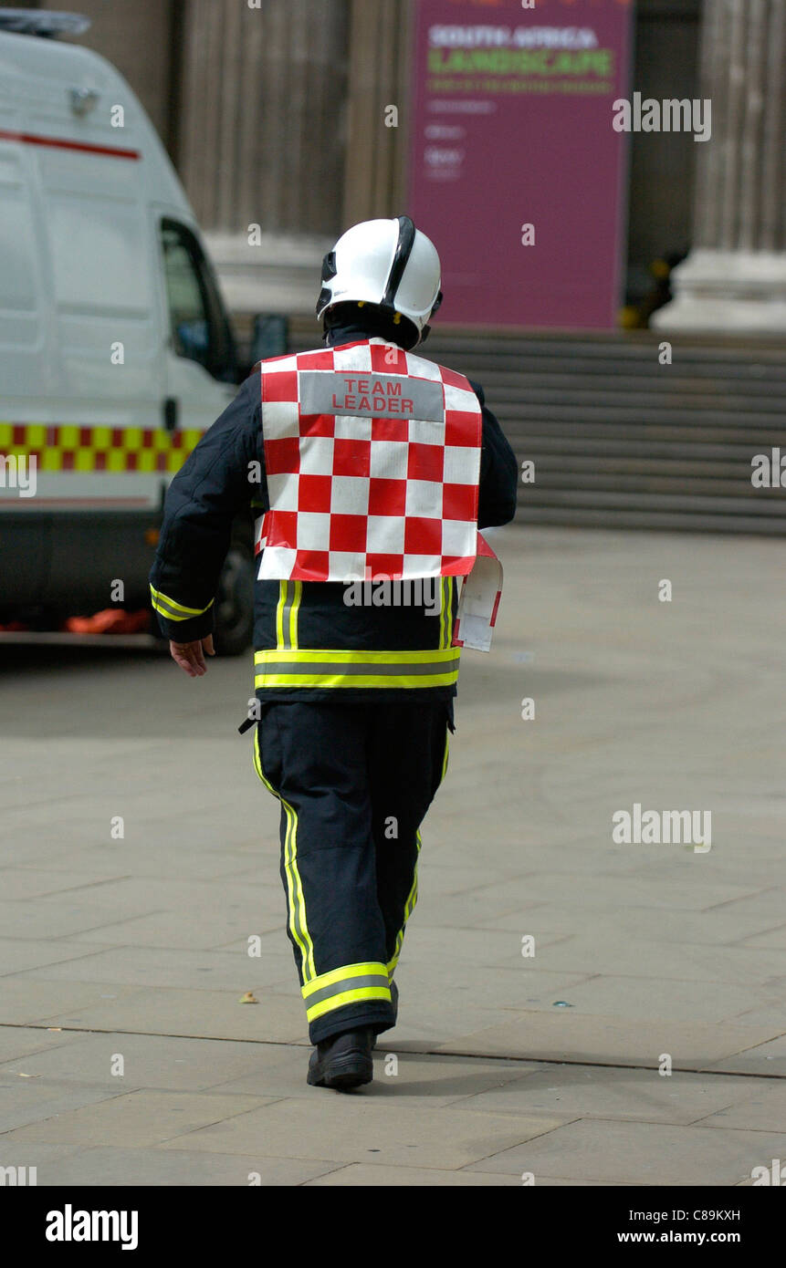 Fireman and Emergency Services in London 2010 Stock Photo - Alamy