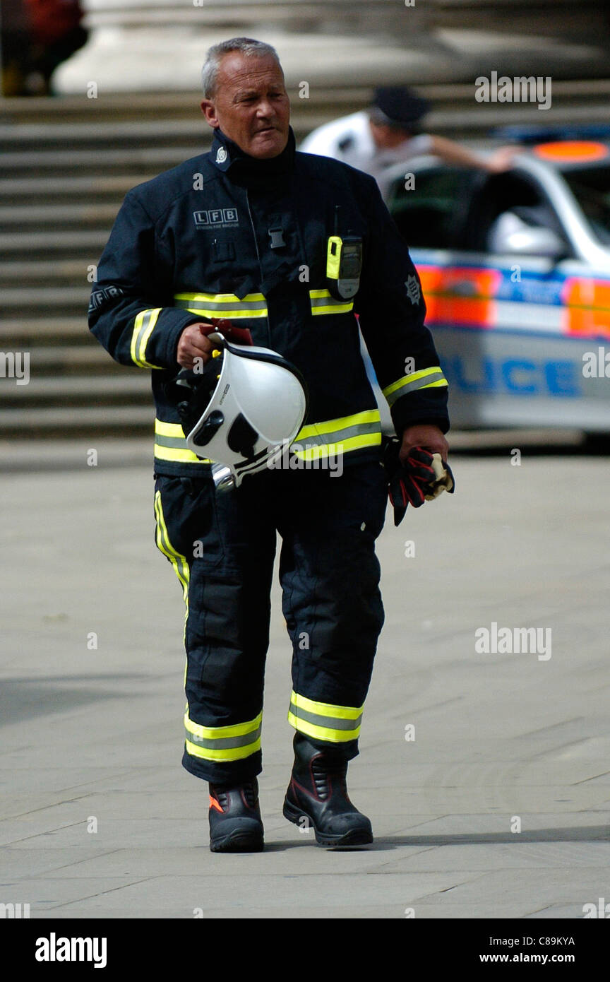Fireman and Emergency Services in London 2010 Stock Photo - Alamy
